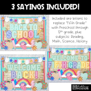 Back to School Bulletin Board Kit Meet the Teacher Night School Open ...