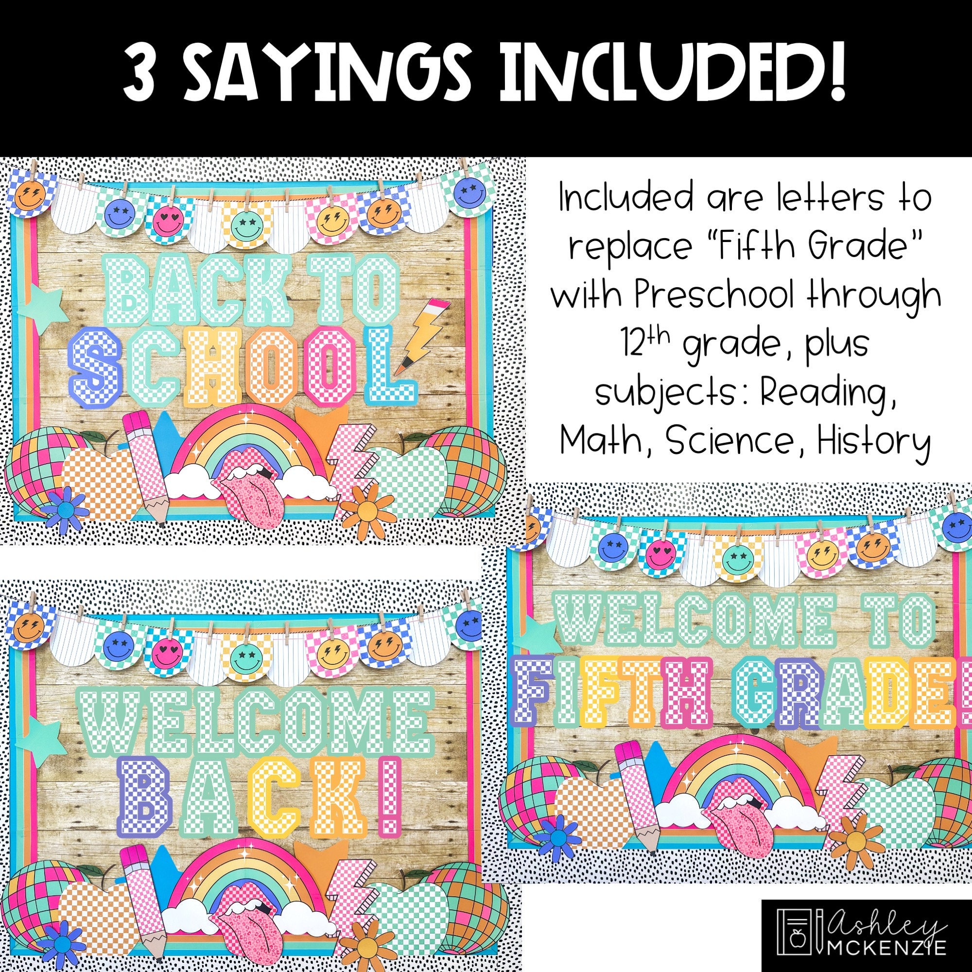 Back to School Bulletin Board Kit Meet the Teacher Night School Open ...