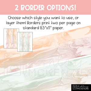 Marbled Pastel Classroom Door Decor Kit, Back to School, Easy and ...