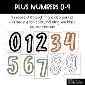 Modern Garden Bulletin Board Letters, A-Z Primary Font, Punctuation ...