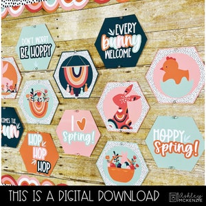 Spring Classroom Decor Bundle, Hoppy Spring Theme, Easy Seasonal ...
