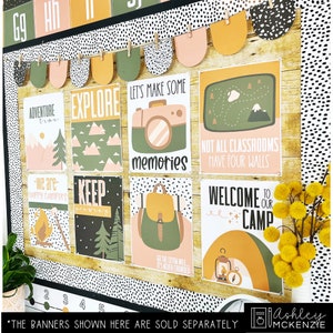 Camping Adventure Classroom Posters, Easy and Modern Classroom ...
