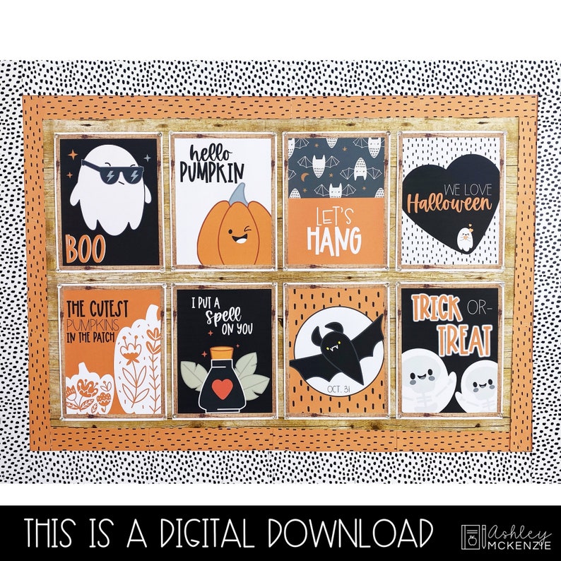 Halloween Classroom Decor Boo Crew Bulletin Board Kit - Etsy