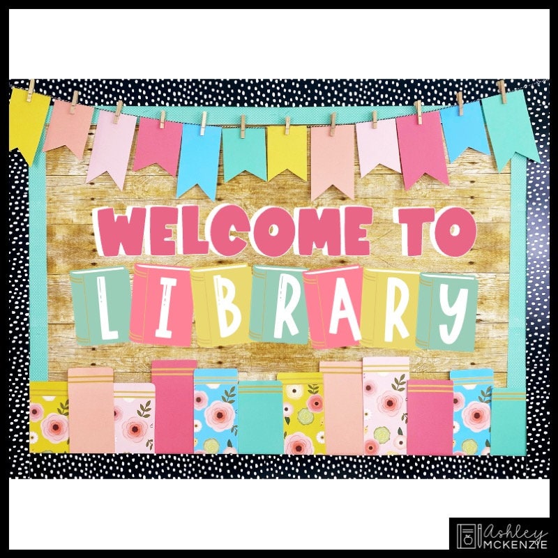 Reading or Library Bulletin Board or Door Decor Easy and - Etsy