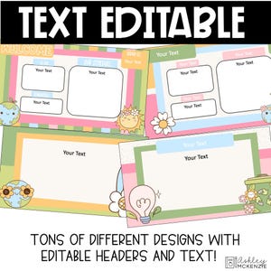 Class Slides, Earth Day Slide Templates, April Daily Slides, for Google ...