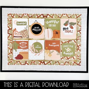 Modern Thanksgiving Classroom Decor, Bulletin Board Kit, Classroom ...