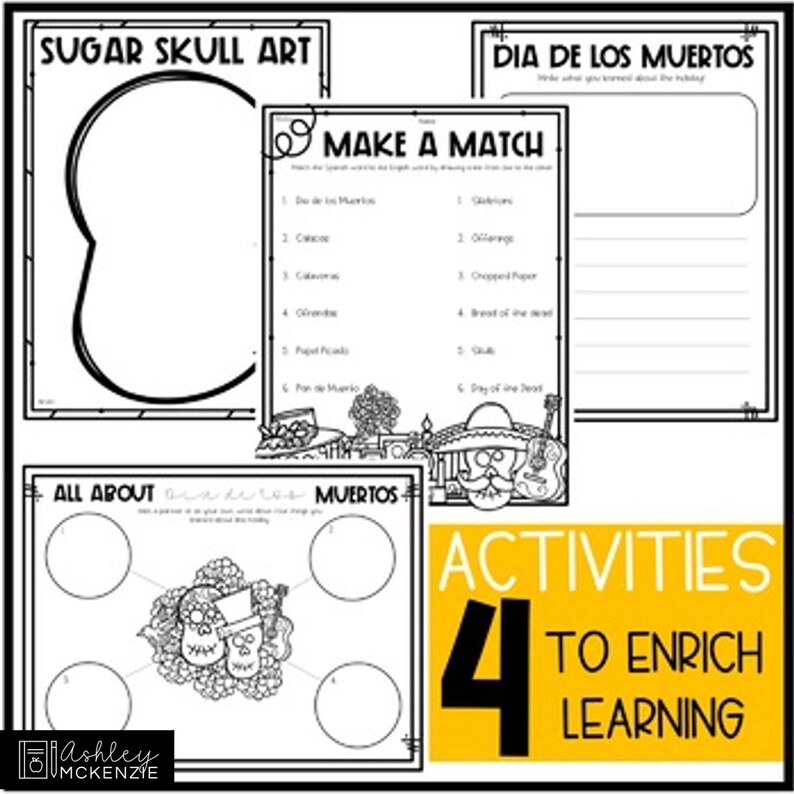 Día De Los Muertos Classroom Activities Day of the Dead Powerpoint and ...