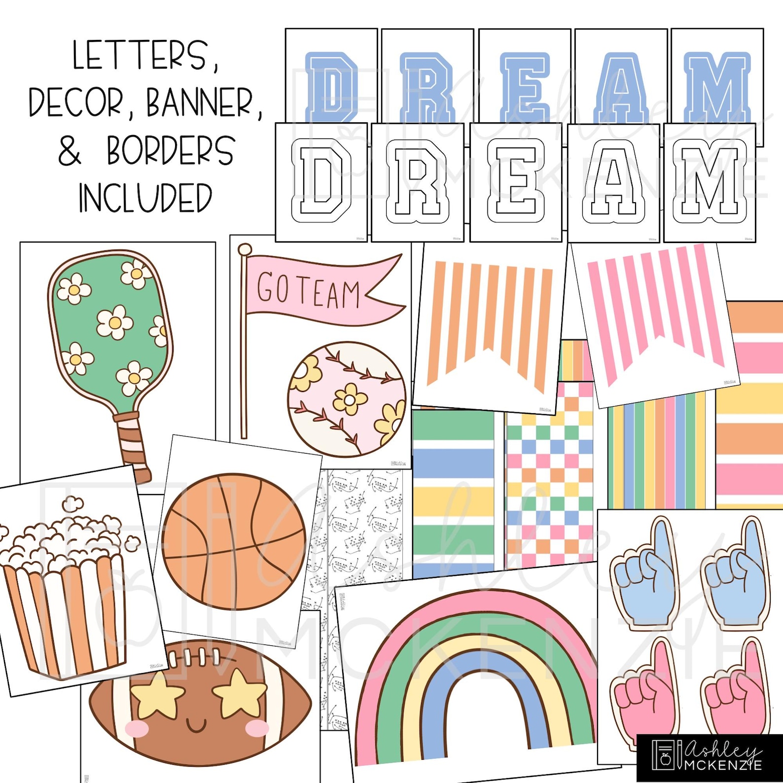 Sports Bulletin Board Varsity Vibes Sports Theme Classroom Decor ...