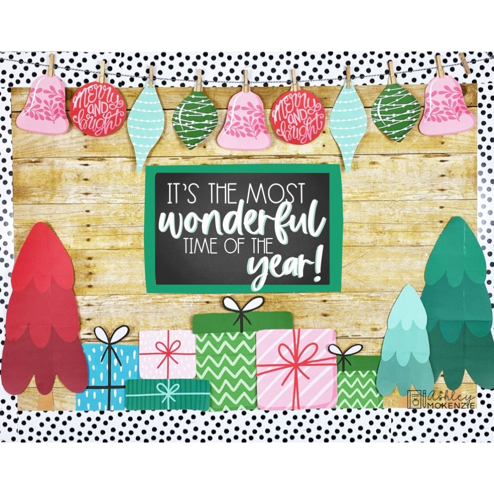 Christmas Cheer Bulletin Board or Classroom Door Decor Easy - Etsy