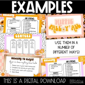Retro Fall Slide Templates September Daily Slides for Google Slides and ...