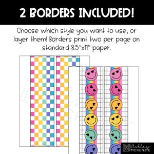 Back to School Classroom Posters BTS Smiles Theme Text Editable Posters ...