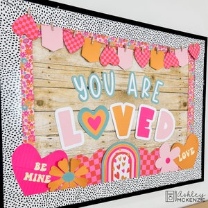 Valentine Love Classroom Decor Bulletin Board Kit Classroom - Etsy