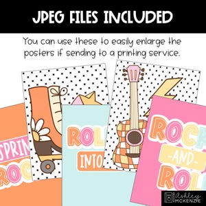 Spring Posters With Printable Bulletin Board Borders, March Bulletin ...