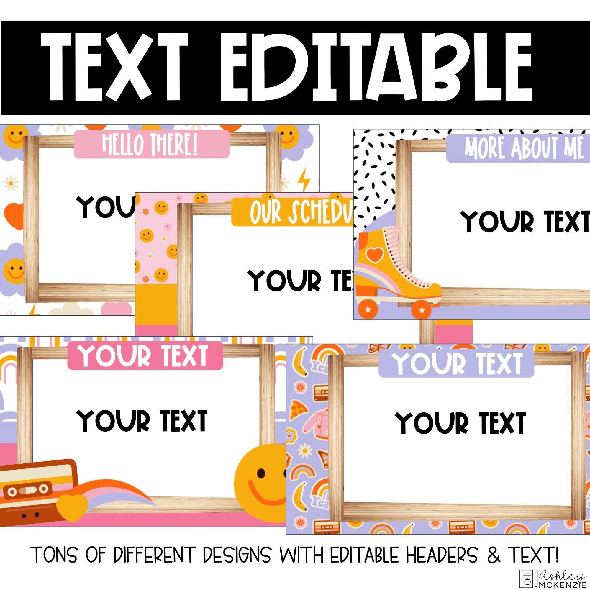 Retro Back to School Open House Google Slides and Powerpoint - Etsy