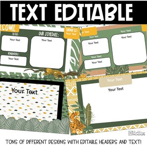 Modern Jungle Google Slides and Powerpoint Templates, Safari Theme ...