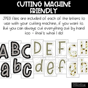 Fall Sunflowers Classroom Decor, A-Z Bulletin Board Letters ...