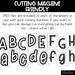 Black and White Classroom Decor Terrazzo Style A-Z Bulletin Board ...