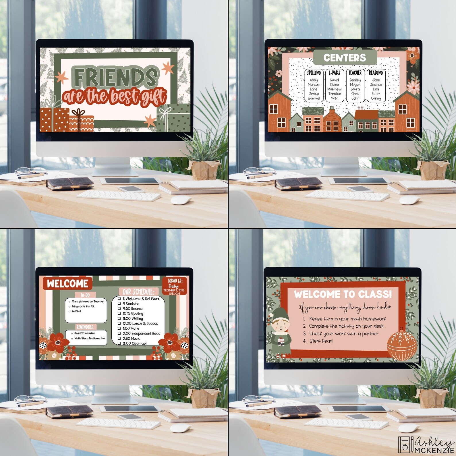 Seasonal Slide Templates for All Year Google Slides Powerpoint ...