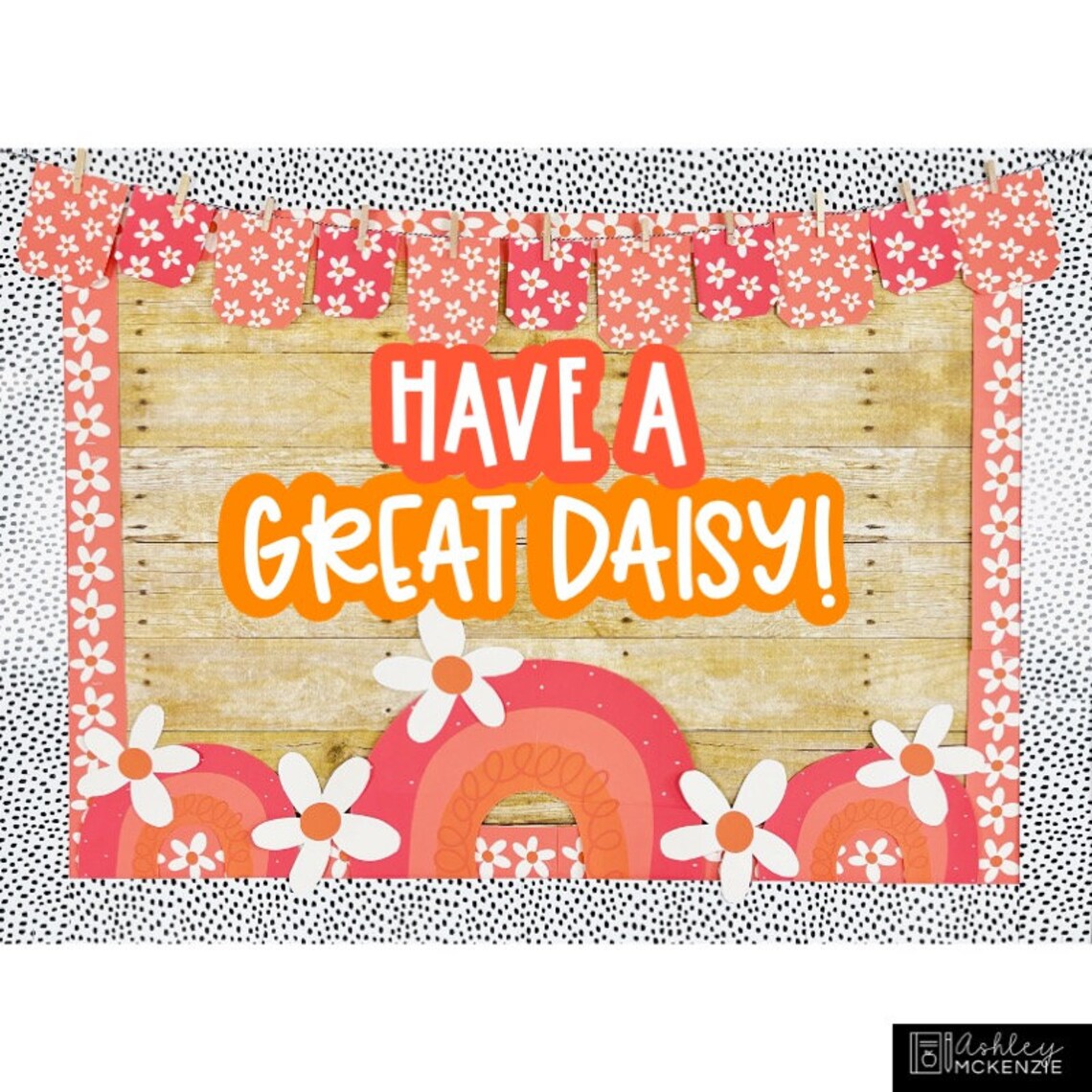 Daisy Dreams Back to School Bulletin Board Kit Easy and - Etsy