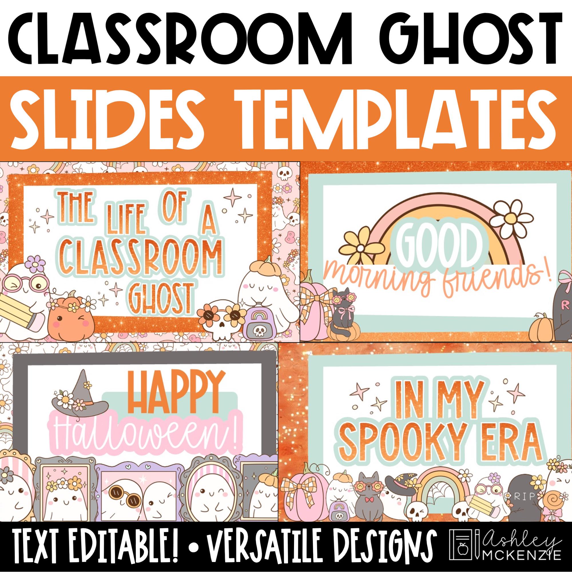 Halloween Slide Templates October Daily Slides for Google Slides and ...
