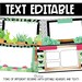 Watercolor Succulent Google Slides and Powerpoint Templates - Etsy
