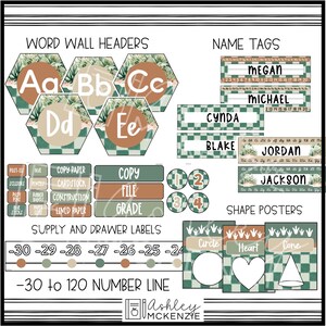 Modern Dinosaur Classroom Decor Bundle Adventure Class Theme Editable ...