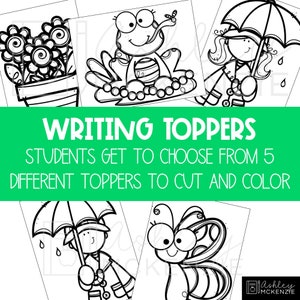 Spring Writing Crafts, April Creative Writing Prompts, Easy Elementary ...