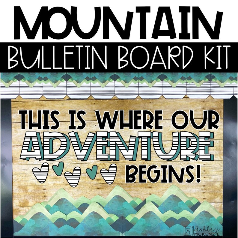 Mountain Back to School Bulletin Board or Classroom Door - Etsy