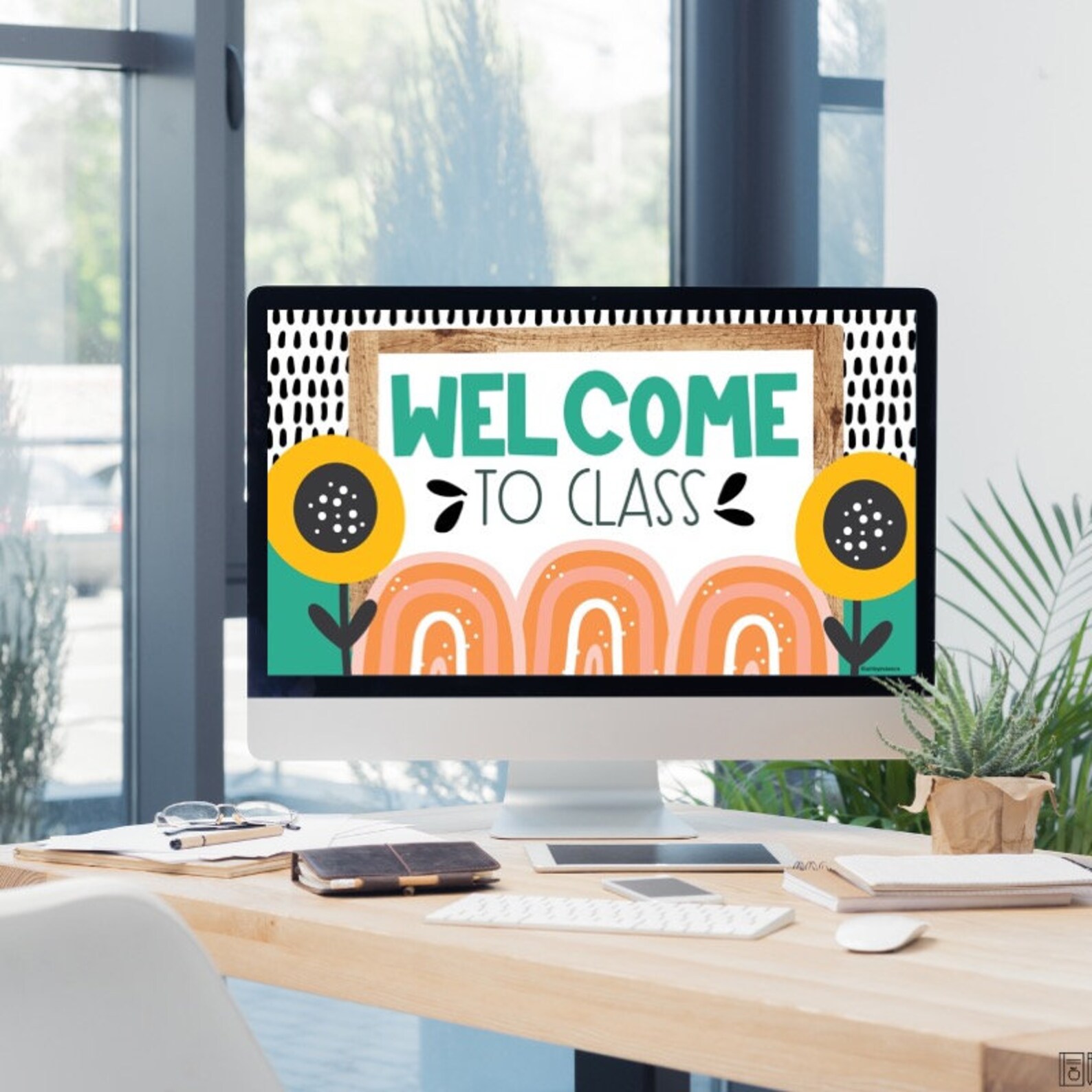 Honey Bee Google Slides and Powerpoint Templates Bright Class - Etsy