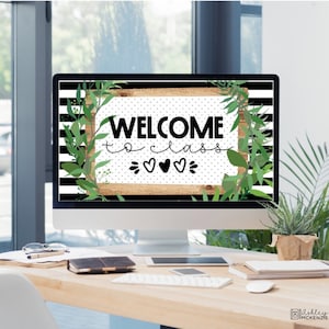 Modern Farmhouse Google Slides and Powerpoint Templates, Calm Class ...