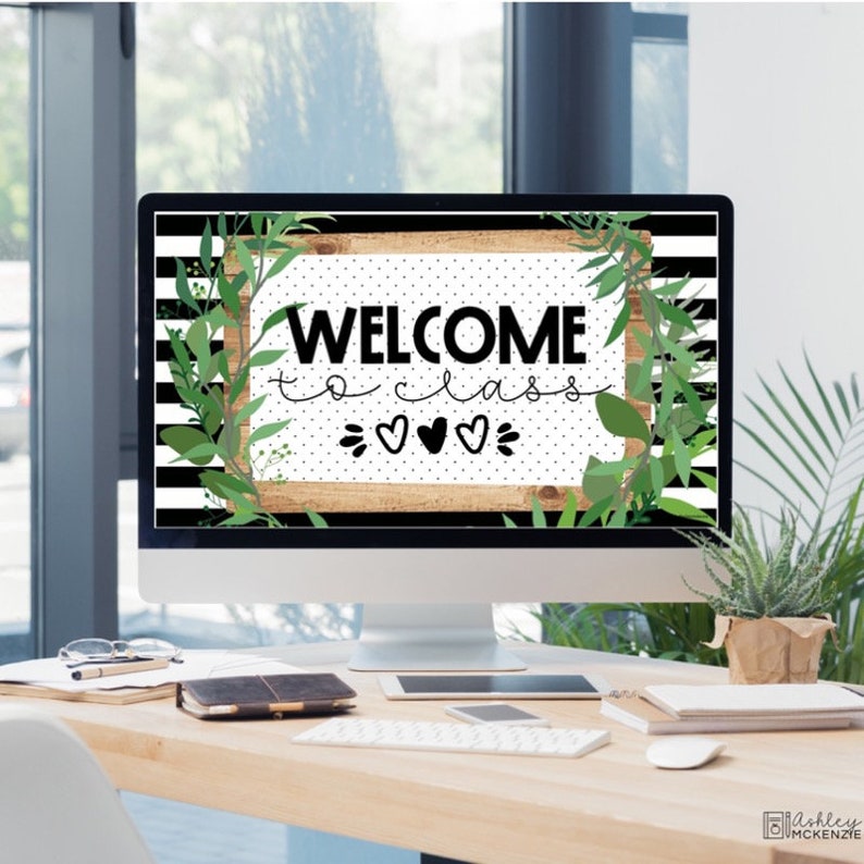 Modern Farmhouse Google Slides and Powerpoint Templates Calm - Etsy