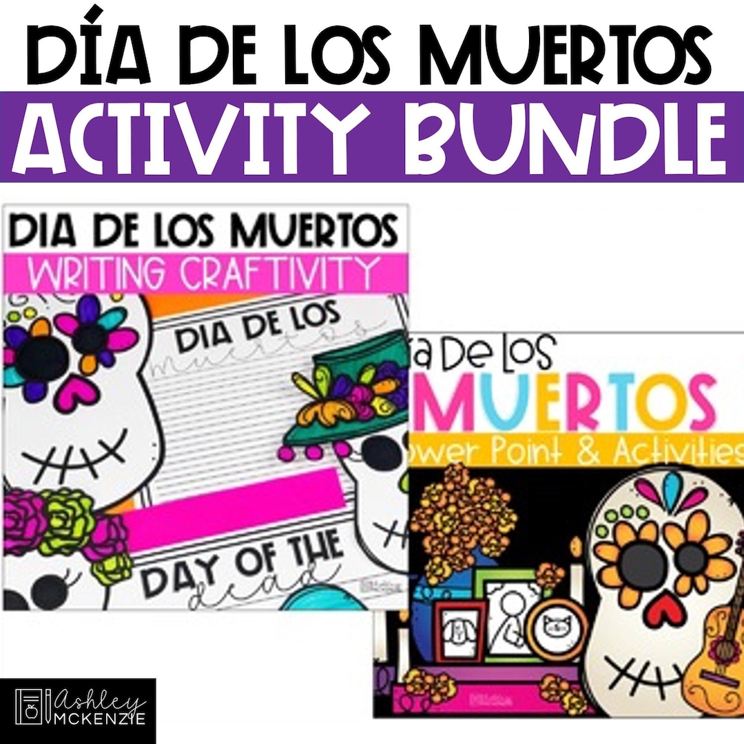 Día De Los Muertos Activities Bundle, Fall Writing Crafts, Day of the ...