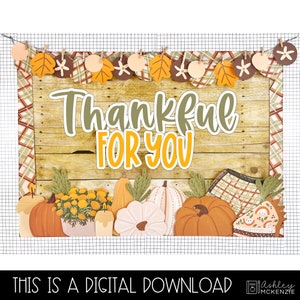 Modern Thanksgiving Bulletin Board Kit Thanksgiving Door Decor November ...