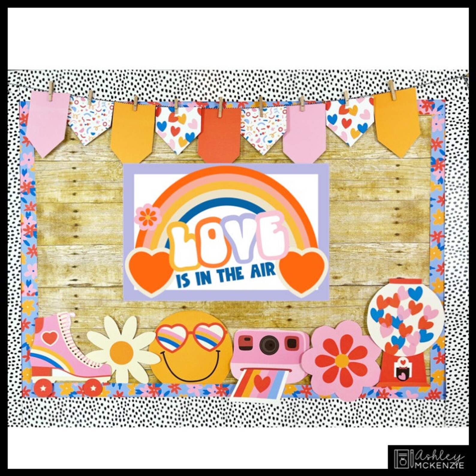 Valentine's Day Classroom Decor Bundle Retro Theme - Etsy