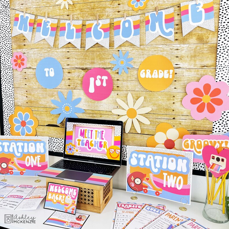 Retro Back to School Open House Meet the Teacher Night - Etsy