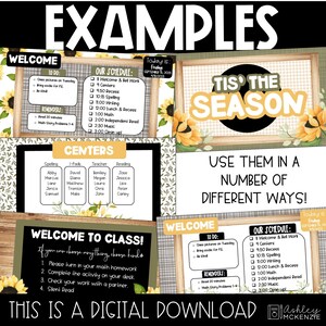 Fall Sunflowers Google Slides and Powerpoint Templates, Autumn Class ...
