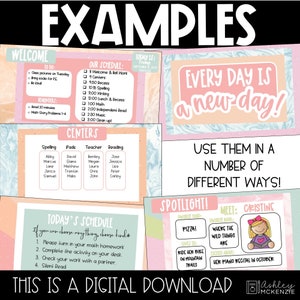 Marbled Pastel Google Slides and Powerpoint Templates, Calm Class Decor ...
