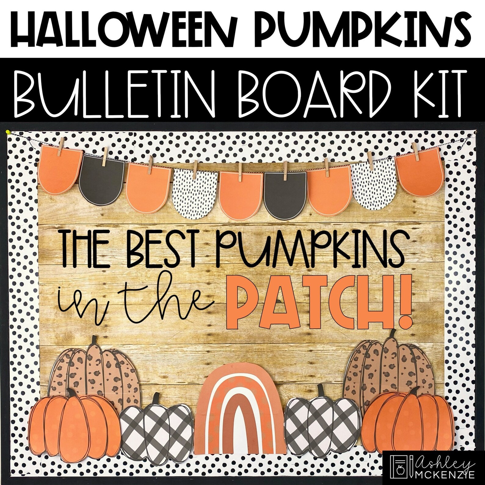 Halloween Fall Pumpkins Bulletin Board or Classroom Door - Etsy