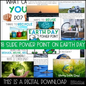 Earth Day Classroom Activities, Powerpoint Lesson & Activities Pack ...