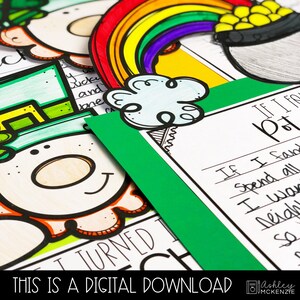 St. Patrick's Day Writing Crafts, March Creative Writing Prompts, Easy ...