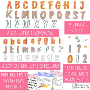 Valentine Love Classroom Decor, Primary Font A-Z Bulletin Board Letters ...