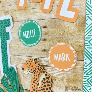 Back to School Bulletin Board Kit Modern Jungle Themed Classroom Decor ...