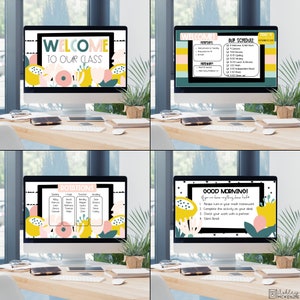 Vintage Blooms Google Slides and Powerpoint Templates, Digital ...