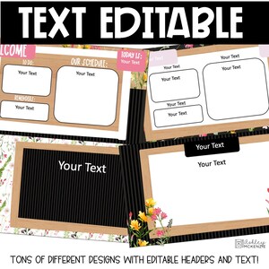 Wildflowers Google Slides and Powerpoint Templates, Nature Theme Class ...