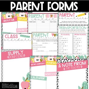 Welcome Back to School Open House Bundle Meet the Teacher Night Slides ...