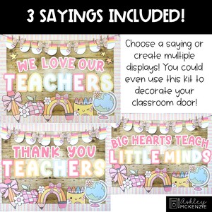 Teacher Appreciation Week Bulletin Board Kit May Bulletin Board Ideas ...