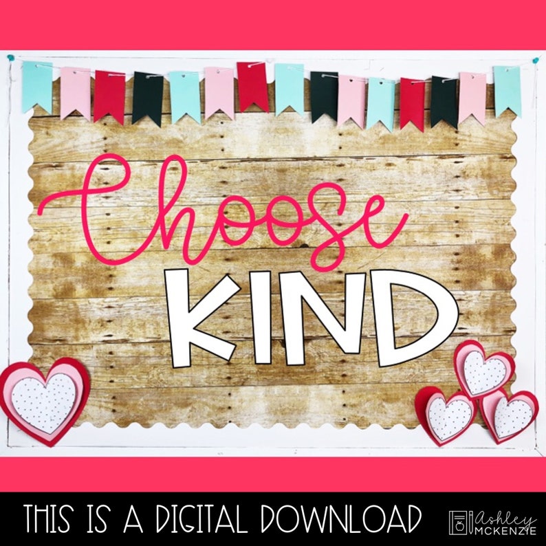 Valentine's Day Bulletin Board or Classroom Door Decor, Random Acts of ...