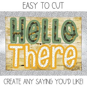 Modern Jungle Classroom Decor, A-Z Bulletin Board Letters, Punctuation ...