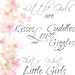 What Little Girls Are Made of | Personalized Poem Print | Baby Nursery ...