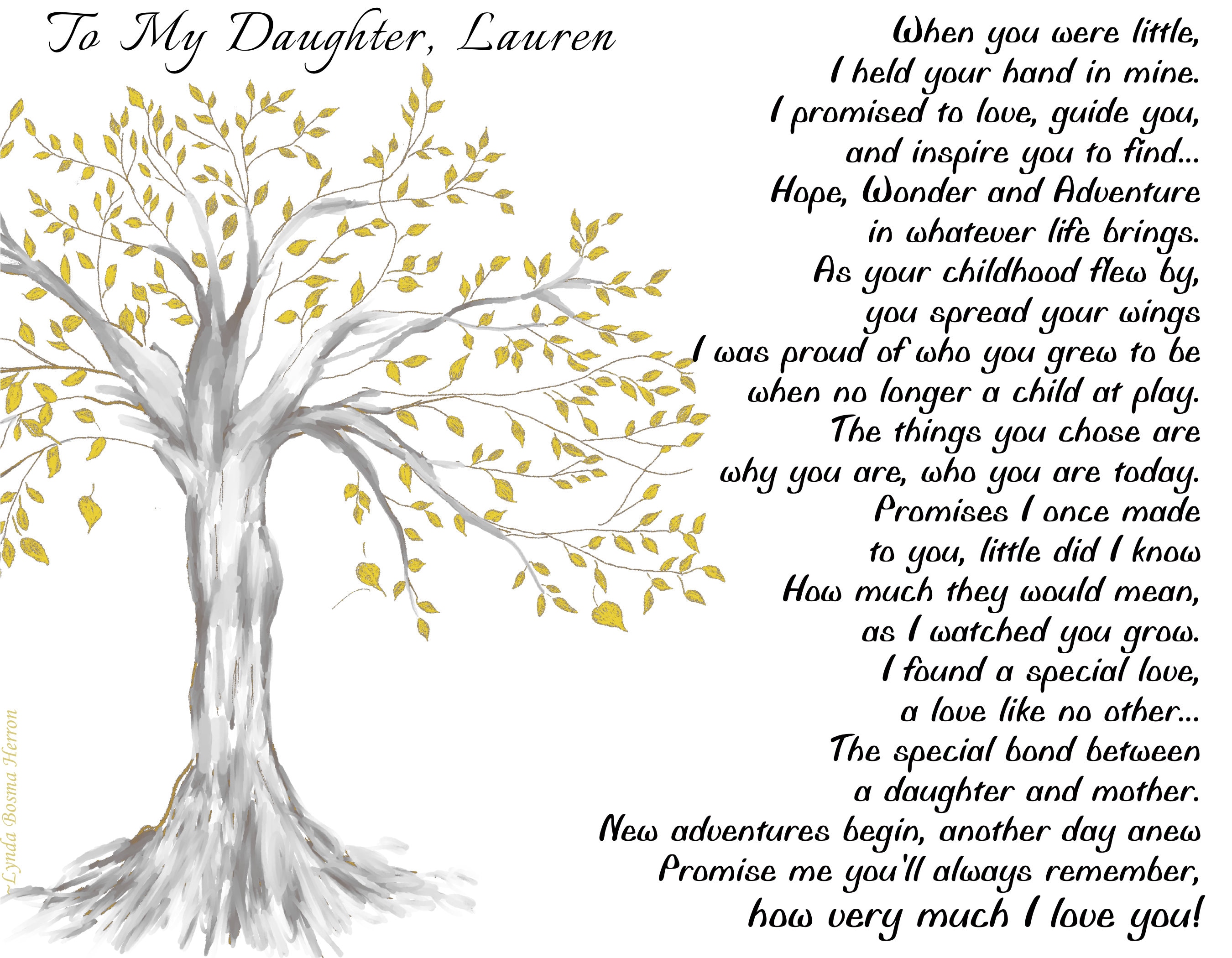 Love Guide & Inspire Wedding Poem | A Mother's Promise to Daughter ...